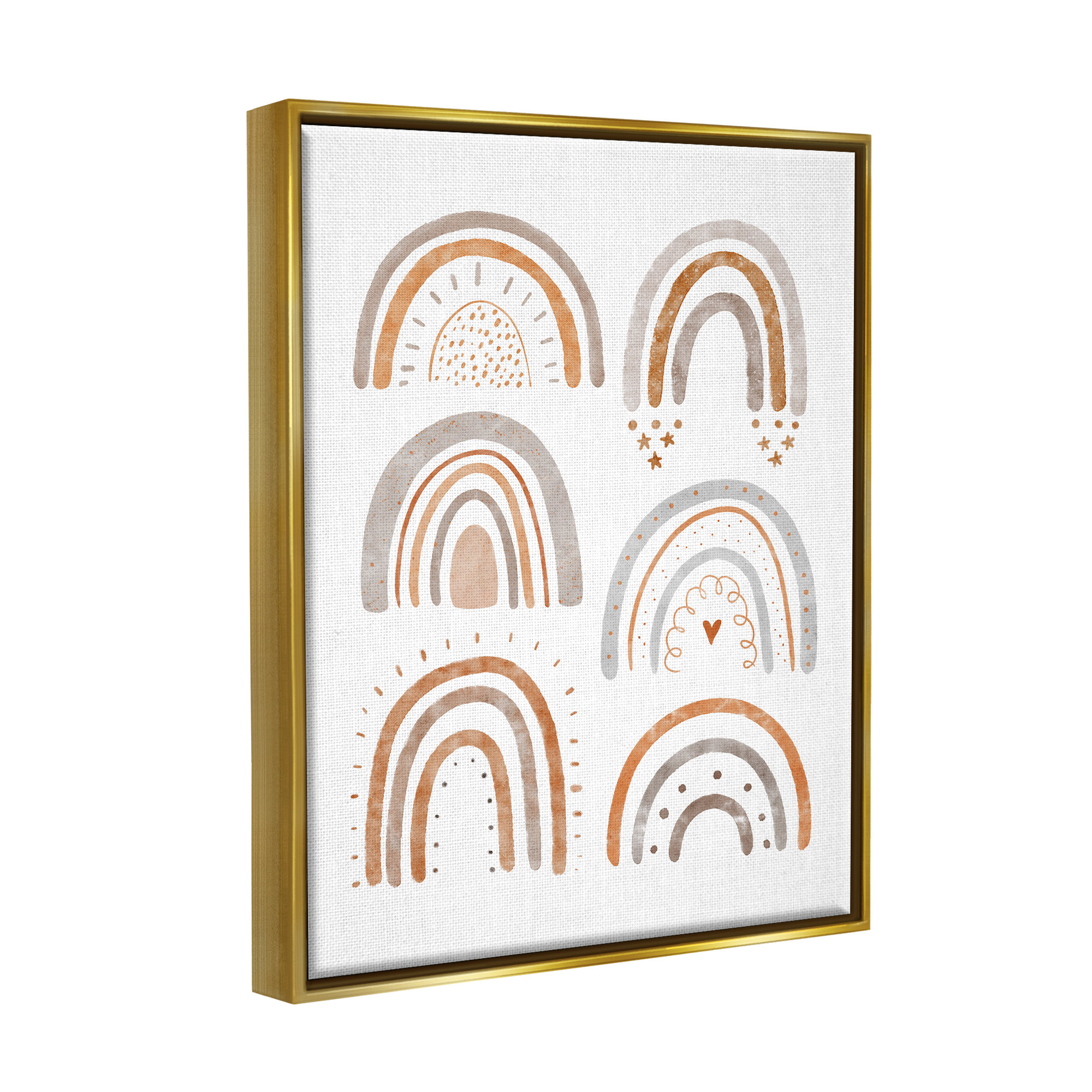 Isabelle & Max™ Muted Rainbows & Shapes Framed Floater Canvas Wall Art Design By LSR Design ...